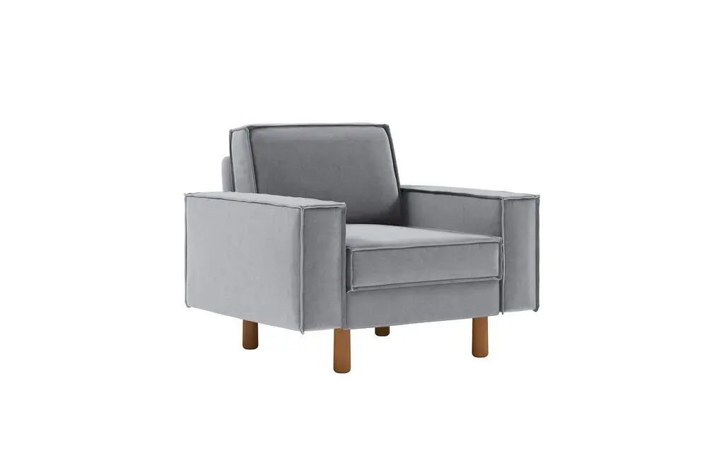 Atelier del Sofa Fotelja Sparrow 1, Svetlosiva
