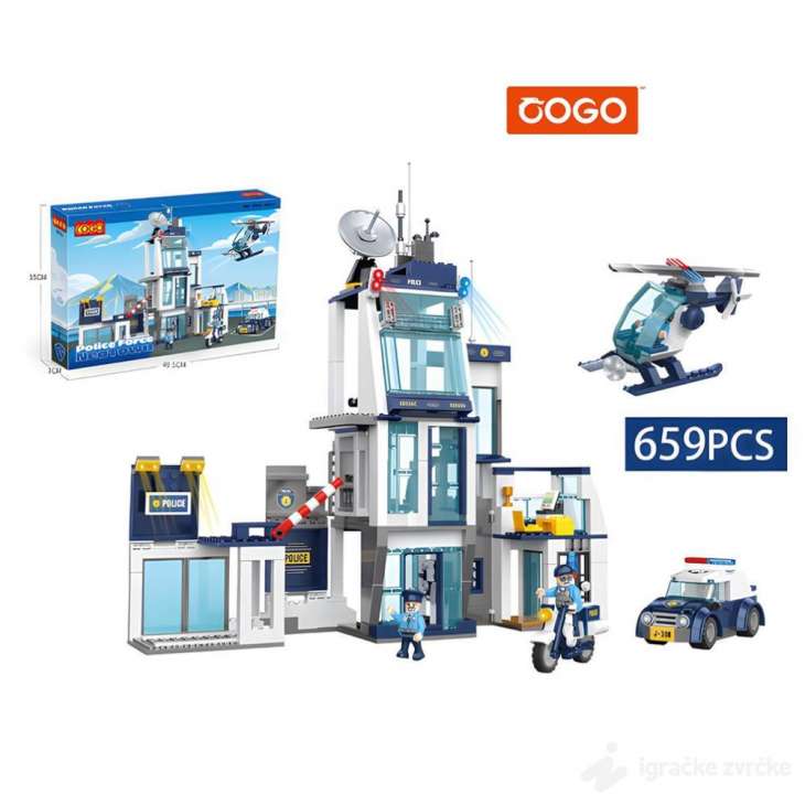 COGO Kocke Policijska stanica (659pcs)