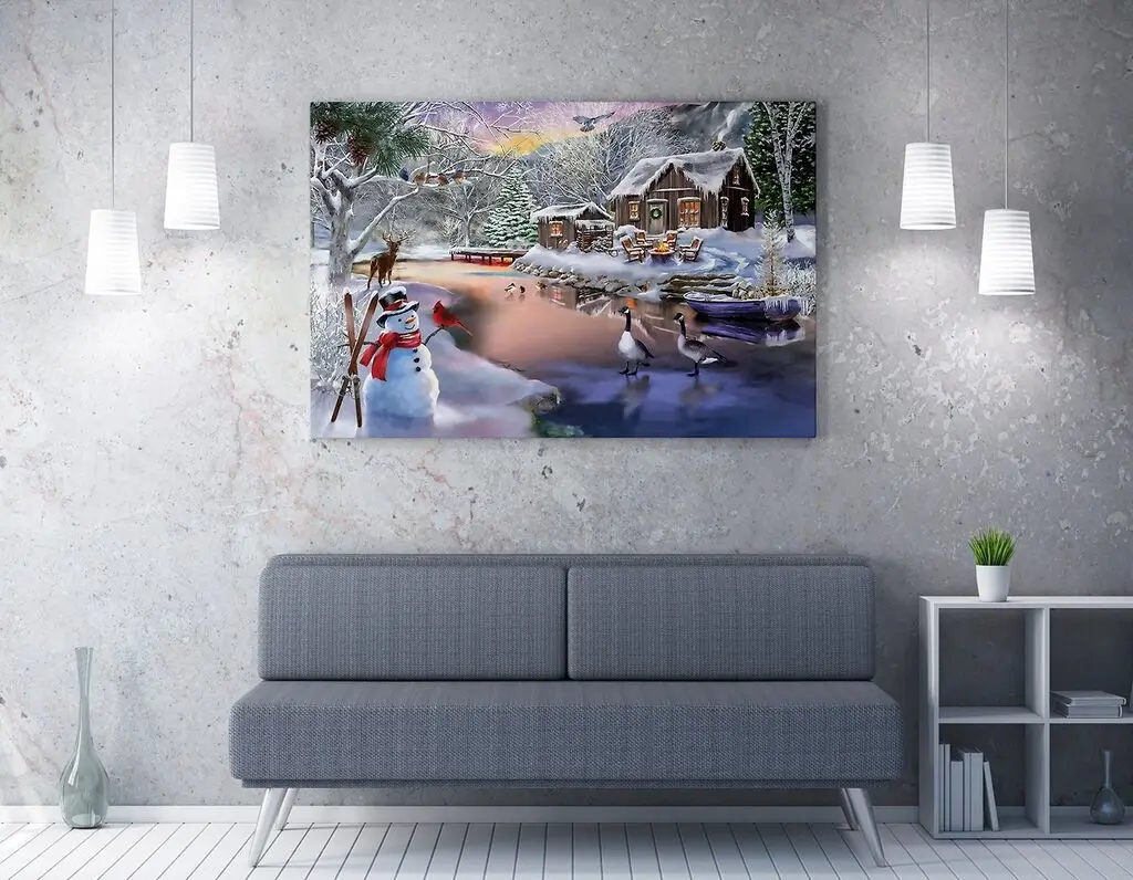 Wallity Zidna dekoracija WY276, 70 x 100 cm, Šarena