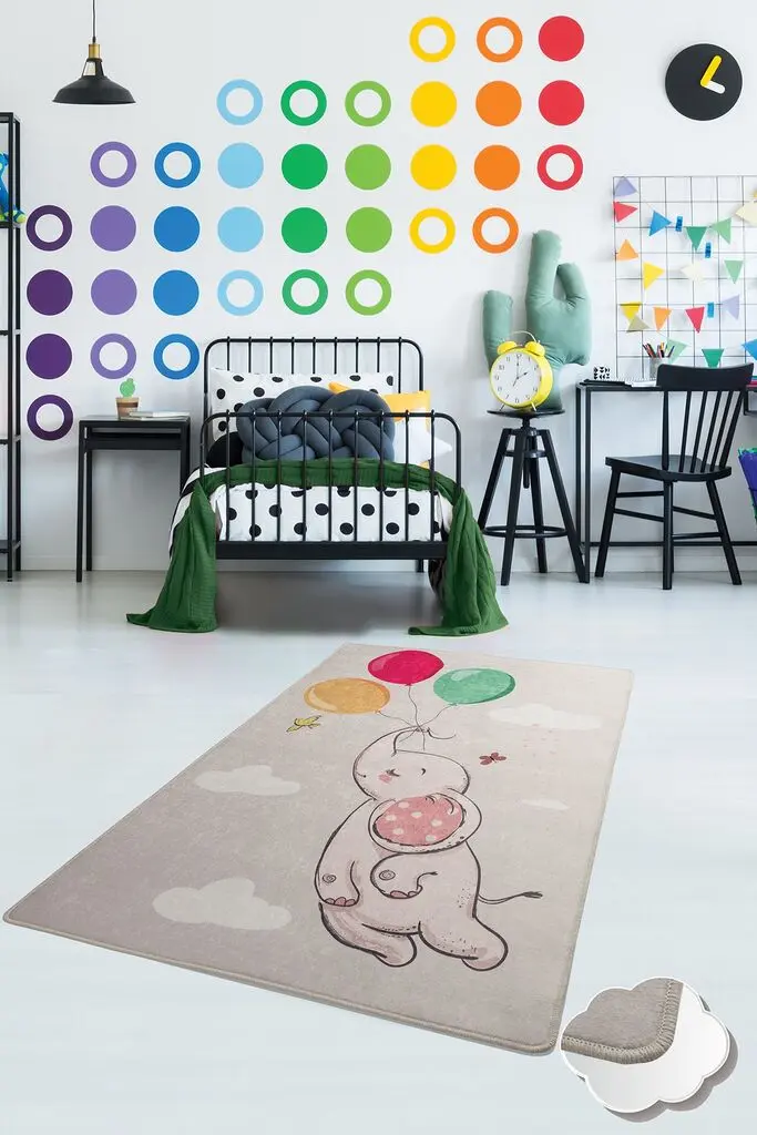 Conceptum Hypnose Tepih Balloons, 140x190cm, Sivi