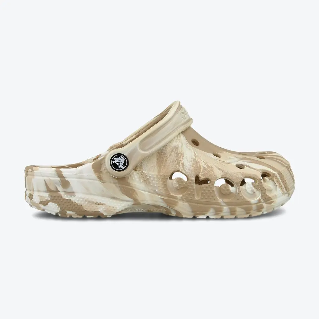 Crocs Ženske papuče Baya marbled, Krem