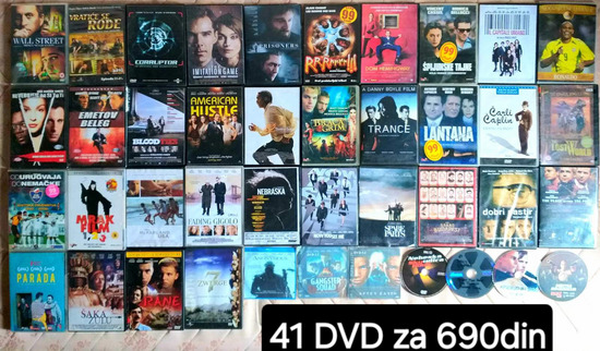 DVD filmovi 41 komad avantura akcija triler drama