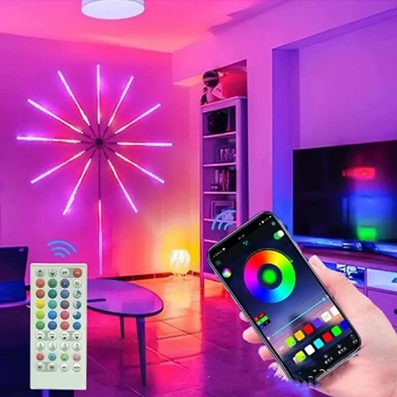 RGB LED Vatromet Traka Sa Aplikacijom I Daljinskim