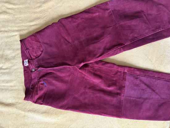 Vintage oversized kozne pantalone