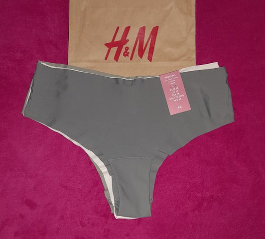 H&M 3kom sive,šampanj,zelene brazilke laser NOVO%
