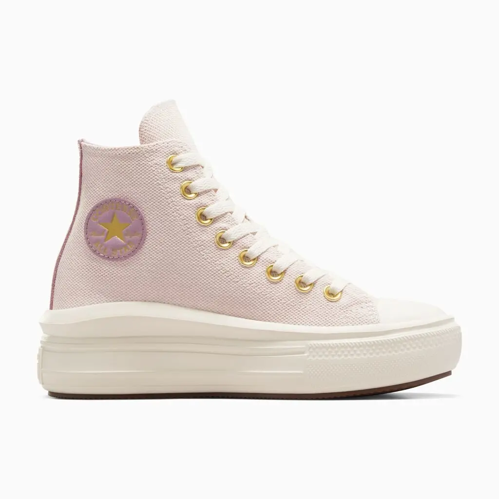 Converse Patike za devojčice Chuck taylor all star move platform gold luxe, Svetloroze