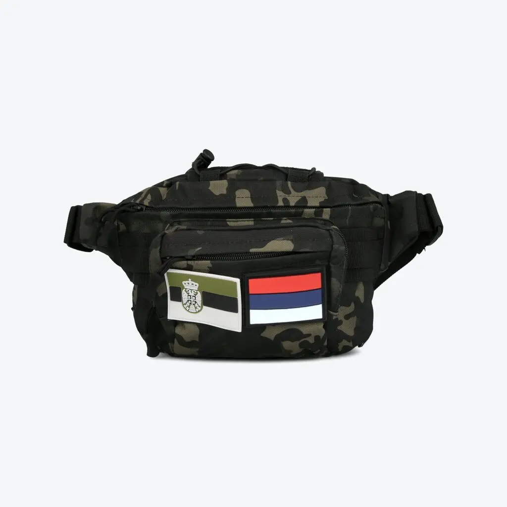 Vientor Muška torbicaWaist bag camo, Zeleno-crna