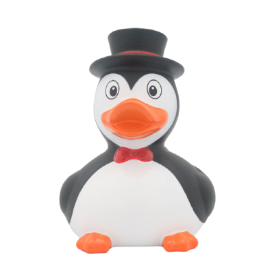 Lilalu Patkica - Rubber Duck, Penguin, 9 cm
