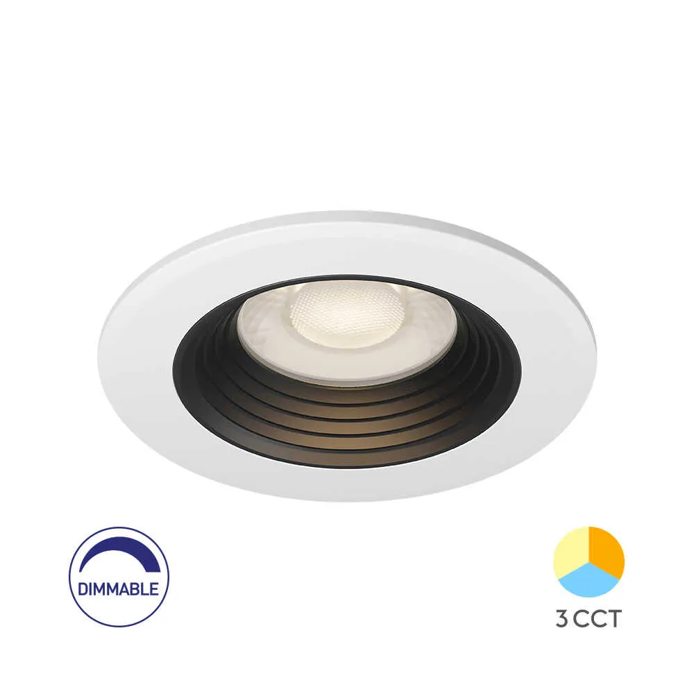 SPOT SVETILJKA G6 D85 6.5W OKRUGLA BELA/CRNA DIMABILNA 3U1 IP20 LED