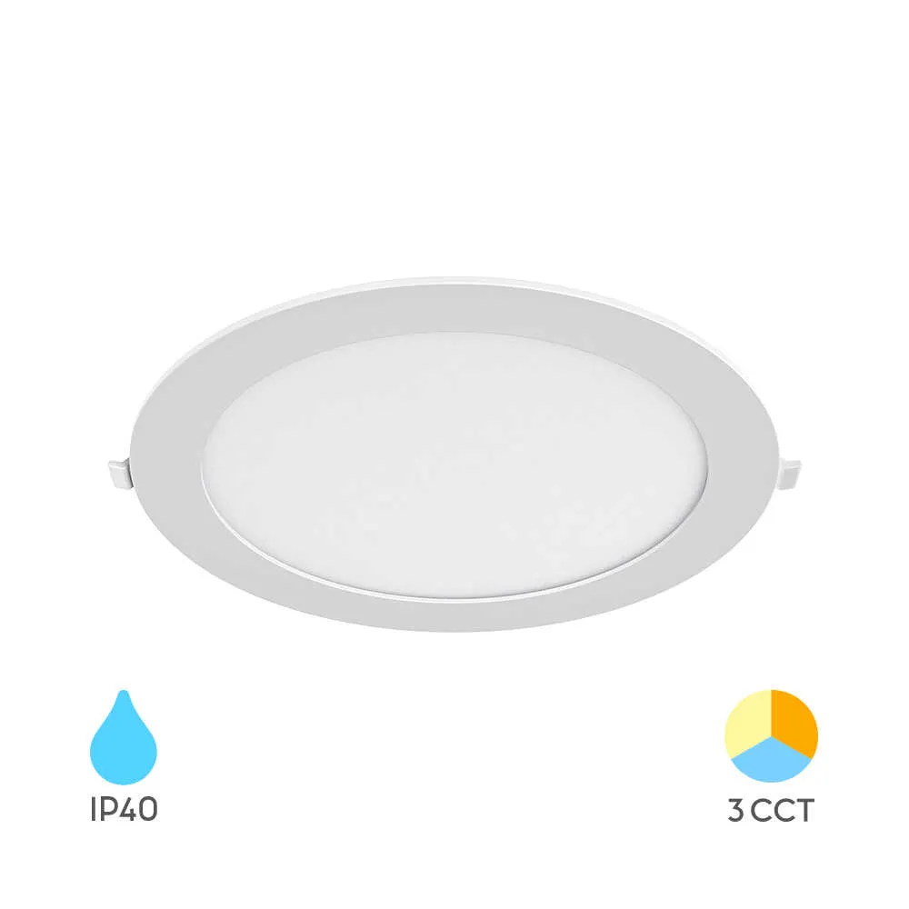 18W OKRUGLI 8INC BELI 3 U1 LED PANEL