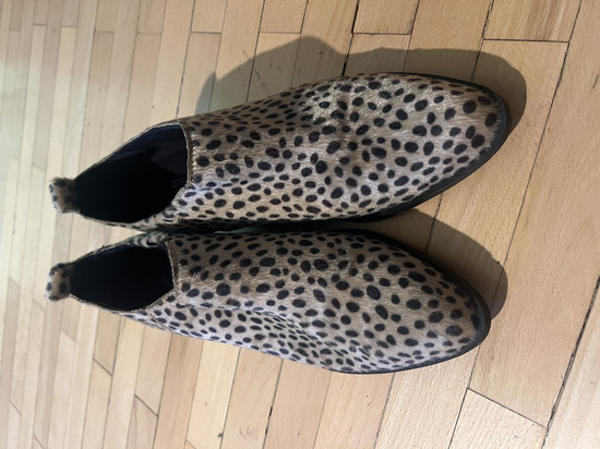 Kratke animal print čizmice 38