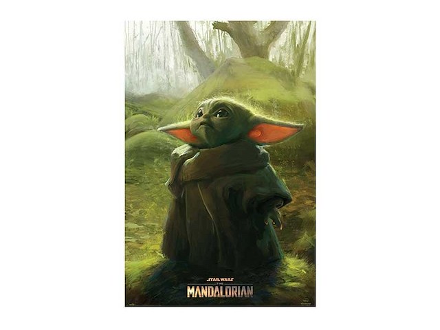 Poster - SW, The Mandalorian, The Child, art