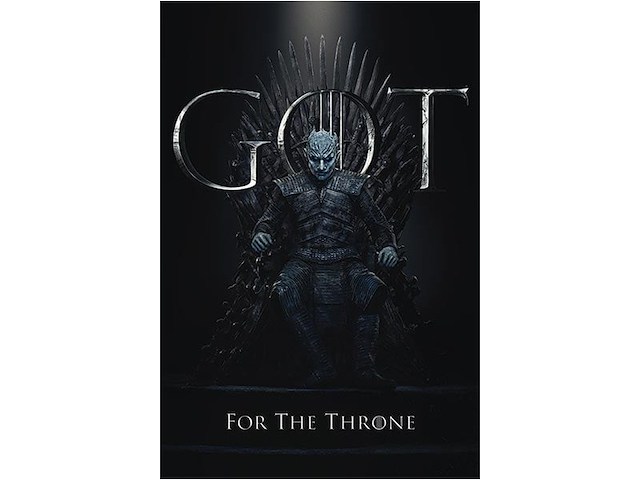 Poster - GOT, The Night King For The Throne