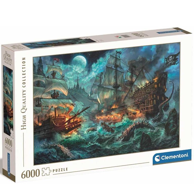 Clementoni puzzla Pirates Battle 6000pcs 36530