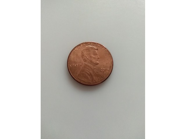 1 cent,D  USA, 2014.