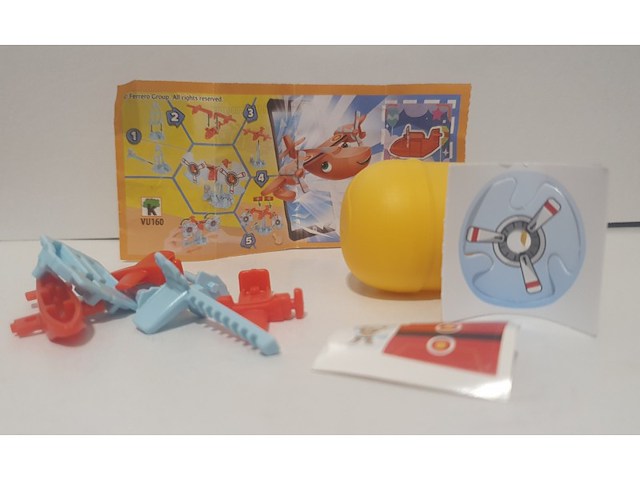 Kinder surprise crveni avion VU160