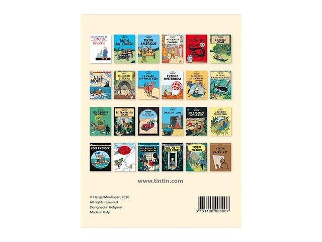Razglednice, set/24 - Tintin Couverture