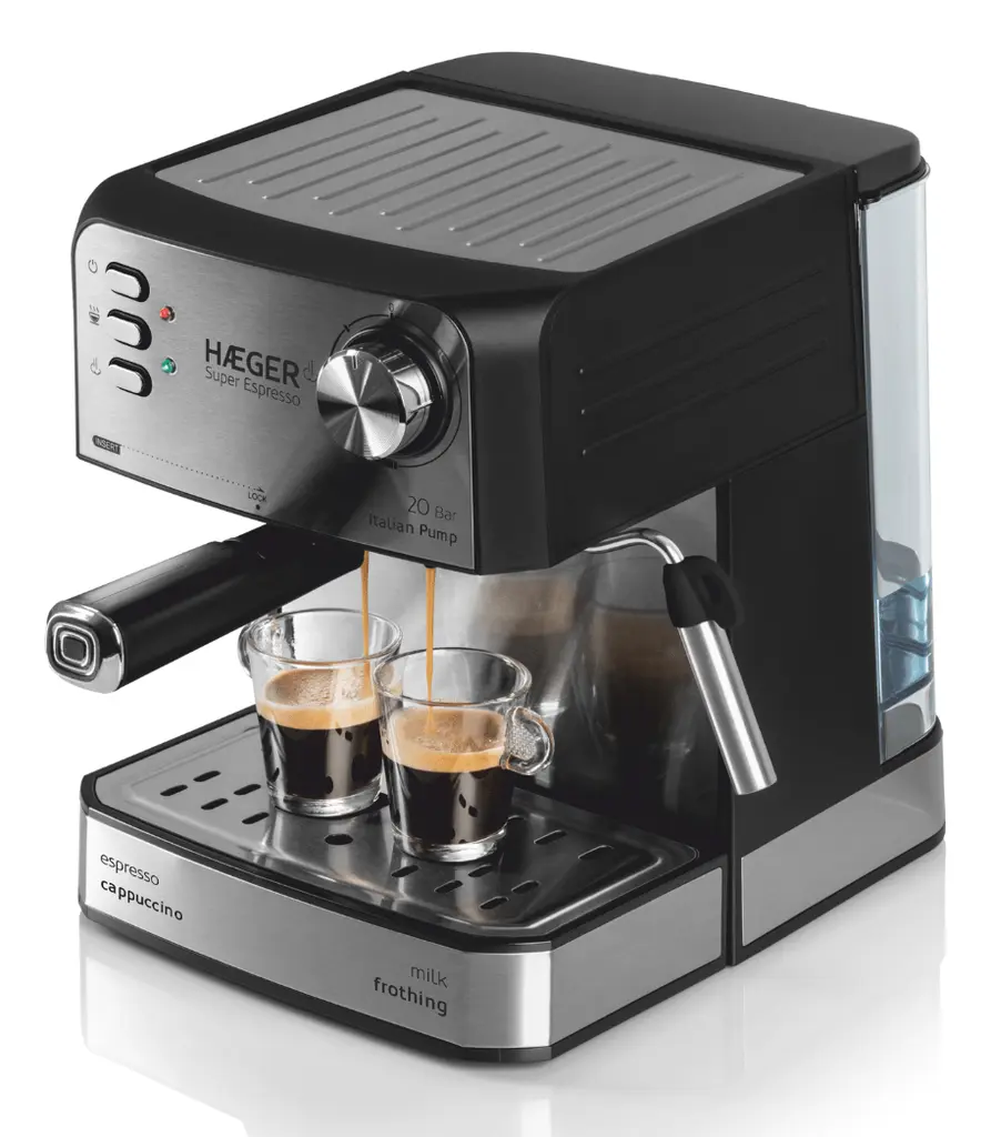 Haeger Aparat za espresso kafu cm-85b.011a, Crno-sivi