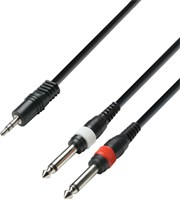 KABEL 3,5 STEREO - 2x6,3 MONO 6m 3STAR