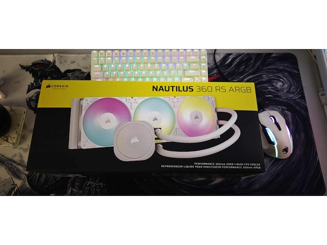 Corsair Nautilus 360 RS ARGB white