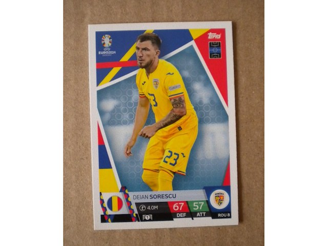 Kartica `Topps Euro 2024 Match Attax` (ROU 8)