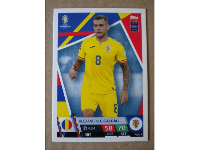 Kartica `Topps Euro 2024 Match Attax` (ROU 9)