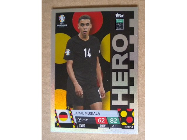 Kartica `Topps Euro 2024 Match Attax` (GER 14)