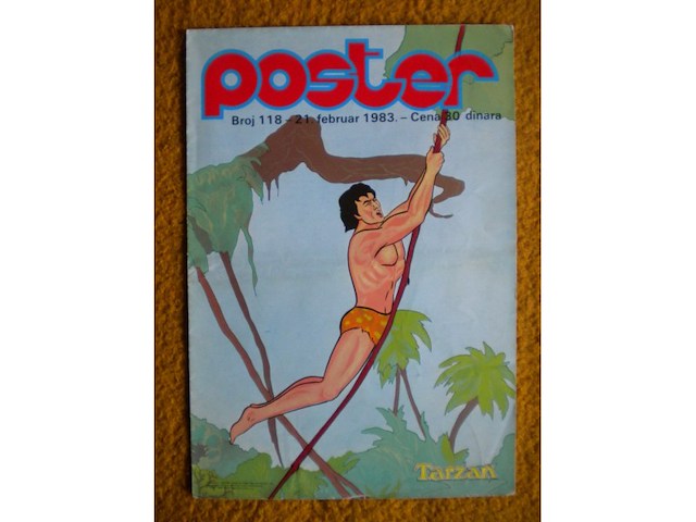 Poster časopis broj 118 `Tarzan`
