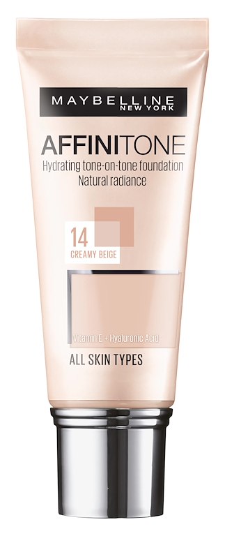 MAYBELLINE Tečni puder Affinitone 14 Creamy Beige