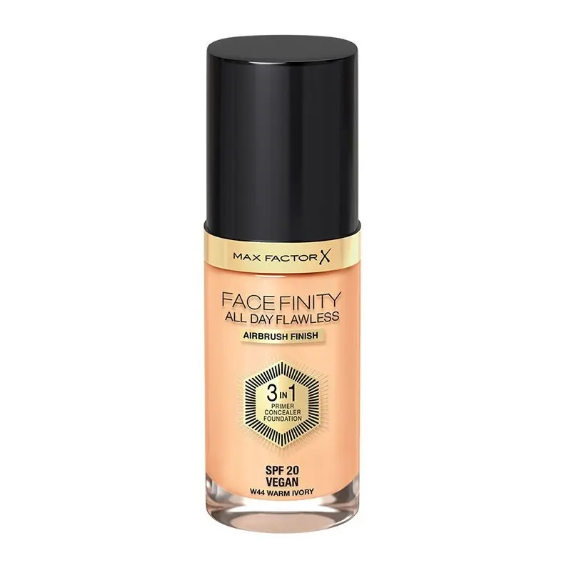 MAX FACTOR Tečni puder Facefinity 3in1 Vegan 44 Warm Ivory 30 ml