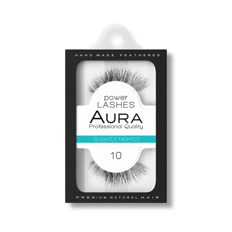 AURA Veštačke trepavice Power Lashes 10 Slightly Nightly