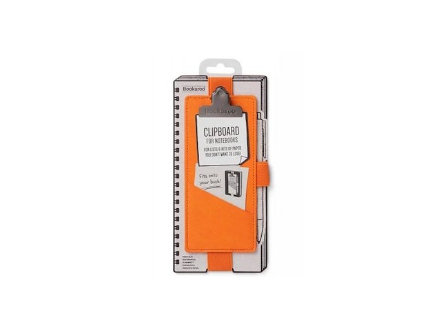 Futrola za agende - Bookaroo, Clipboard for Notebooks, Orange