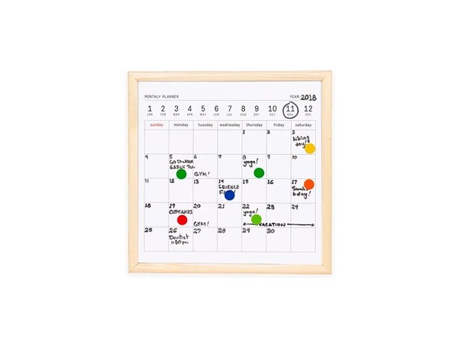 Mini White Board Calendar