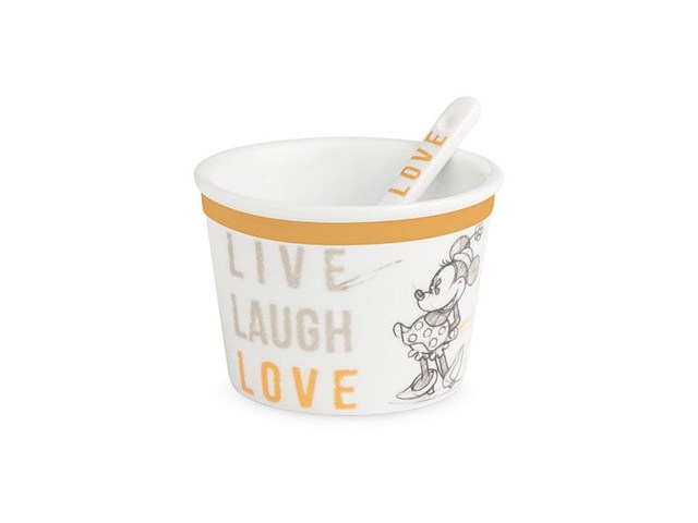 Činija Ice Cream - Disney, Minnie Live Laugh Love, Orange