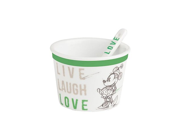 Činija Ice Cream - Disney, Minnie Live Laugh Love, Green