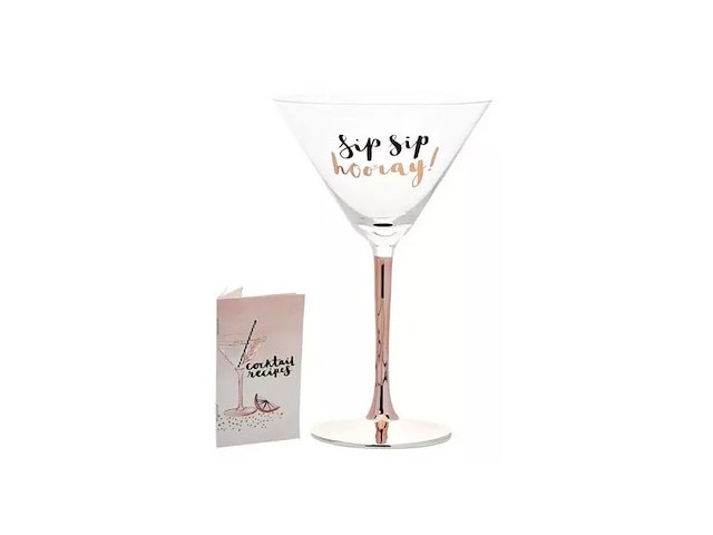 Čaša za martini - Hotchpotch Luxe, Sip Sip Hooray