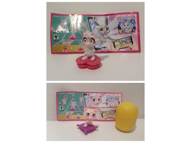 Kinder surprise set beli zeka VU179 i roza maca VU178