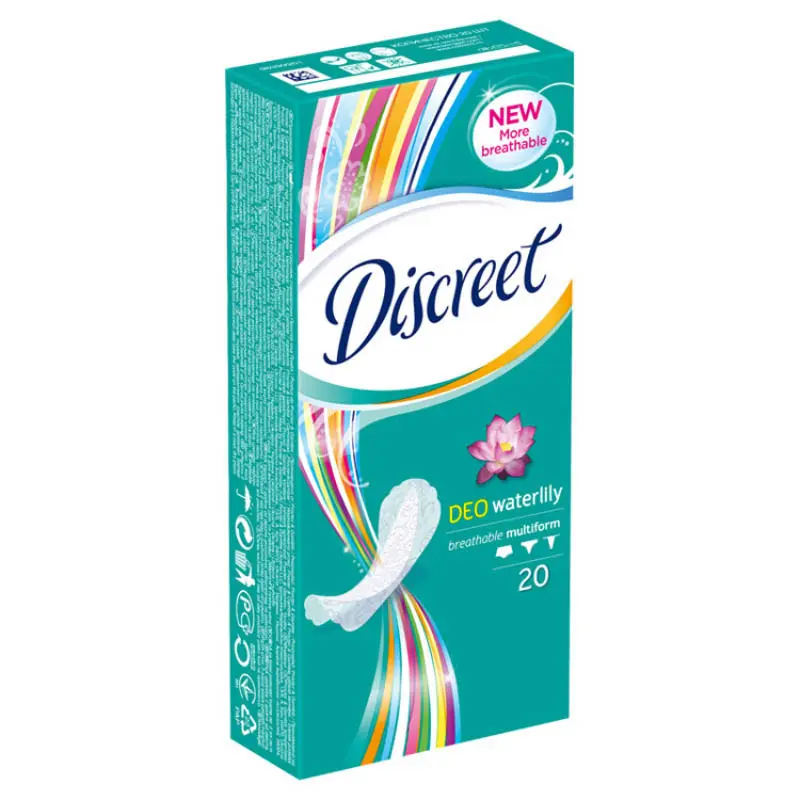 DISCREET Dnevni ulošci Deo Water Lilly