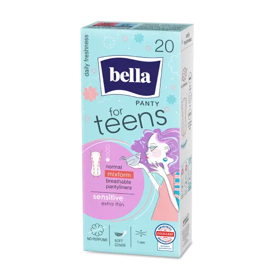 Bella Teens Panty Sensitive Dnevni ulošci, 20 komada