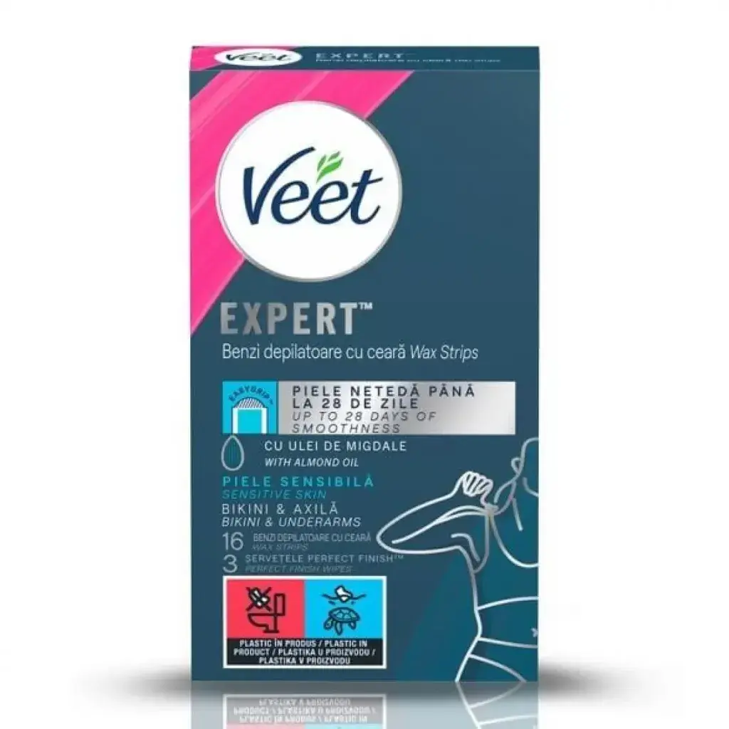 Veet Trake za depilaciju EXPERT, 16 komada