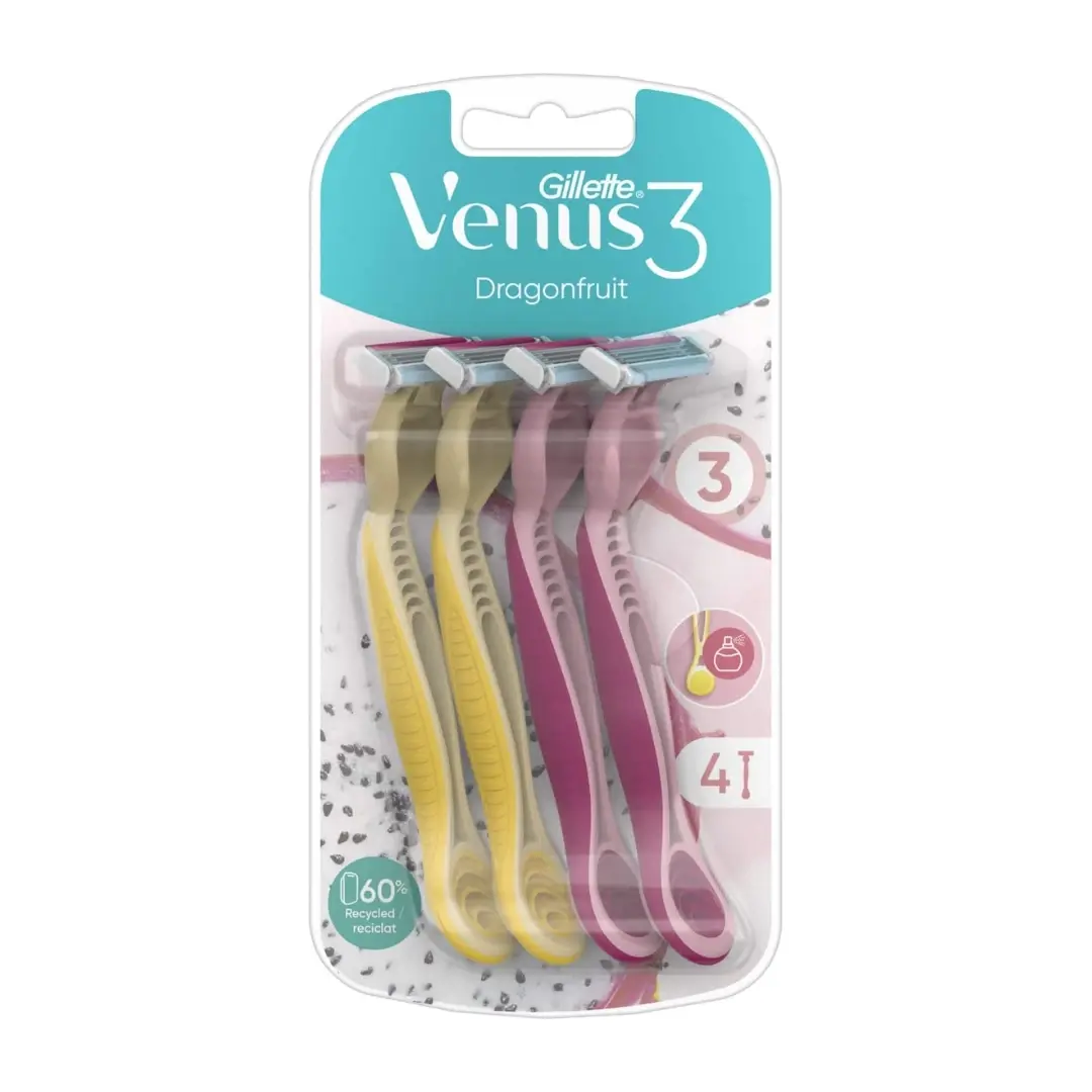 GILLETTE Venus3 Brijači Dragonfruit 4/1