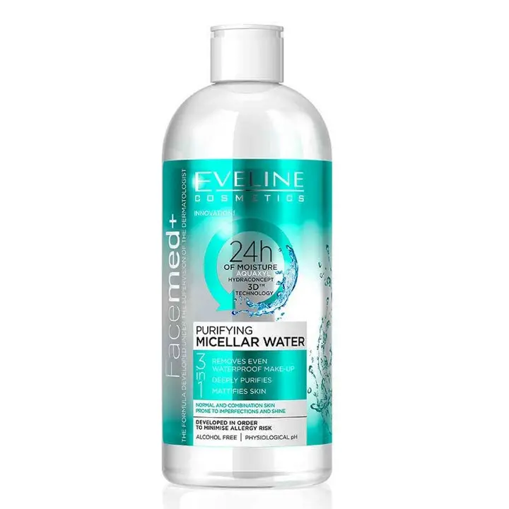 Eveline Cosmetics Facemed pročišćujuća micelarna voda, 400ml