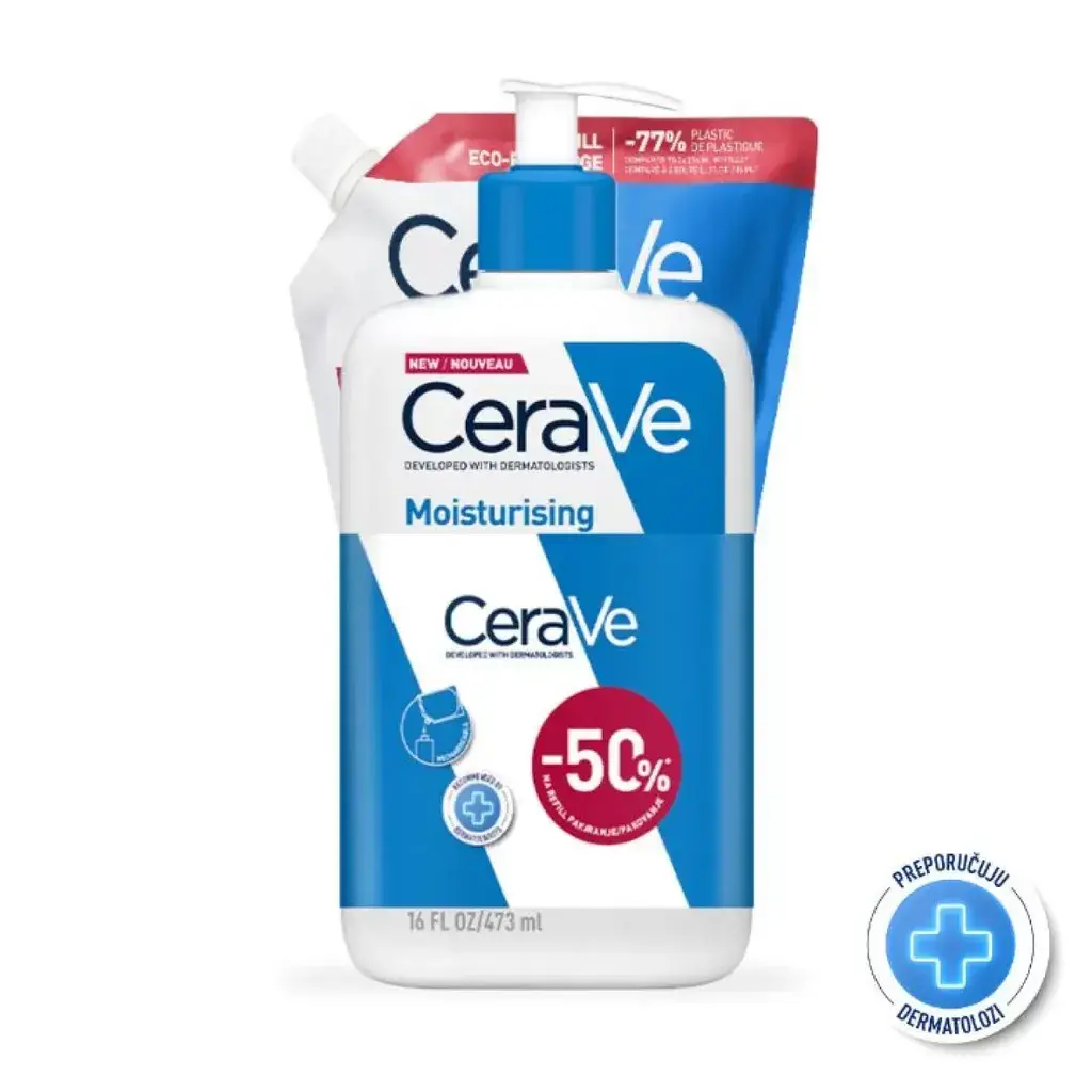 Cerave Hidratantni losion za lice 473ml + Refill 473ml