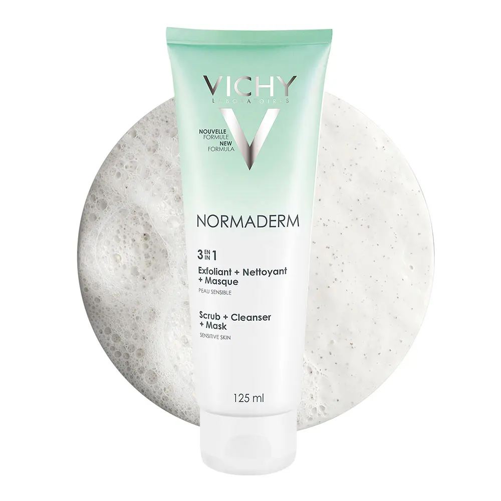 VICHI Normaderm normaderm 3 u 1 čišćenje lica sa ispiranjem 125 ml
