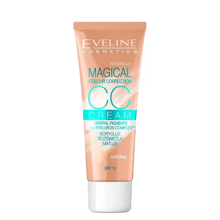 Eveline Cosmetics Cc krema spf15+ br 51, 30ml, Natural