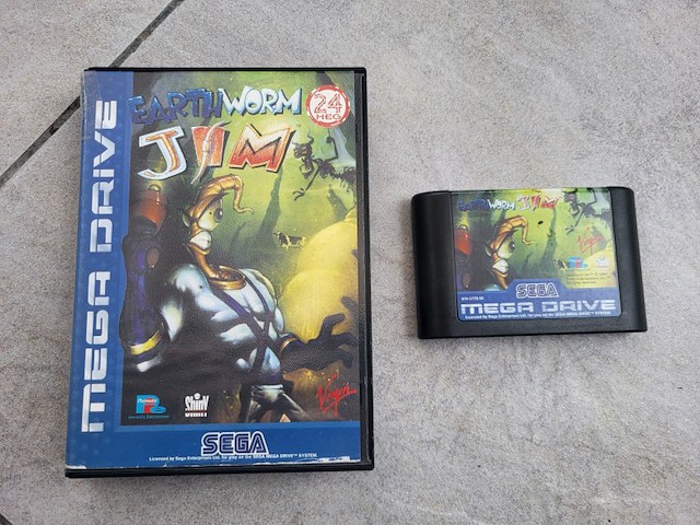 Sega Mega Drive Game | EarthWorm Jim-