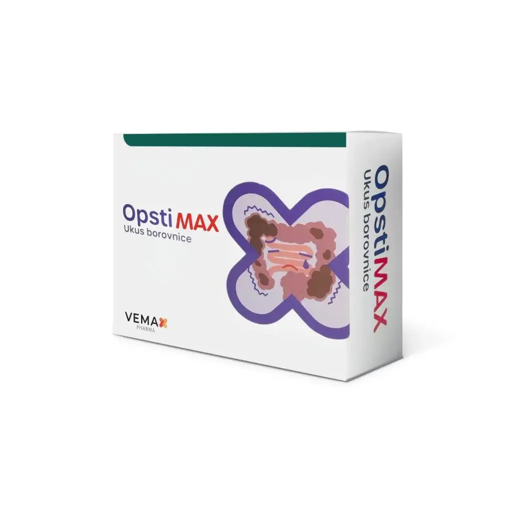 Vemax Pharma Prašak za normalan rad creva Opstimax, 10 Kesica