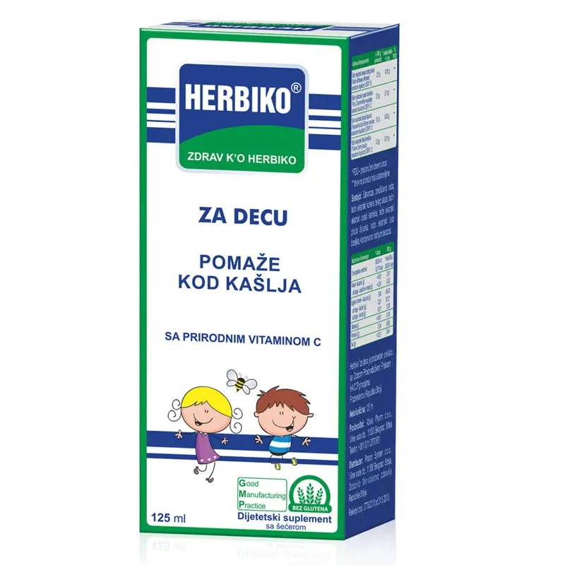 ABELA PHARM Herbiko Sirup za decu 125 ml