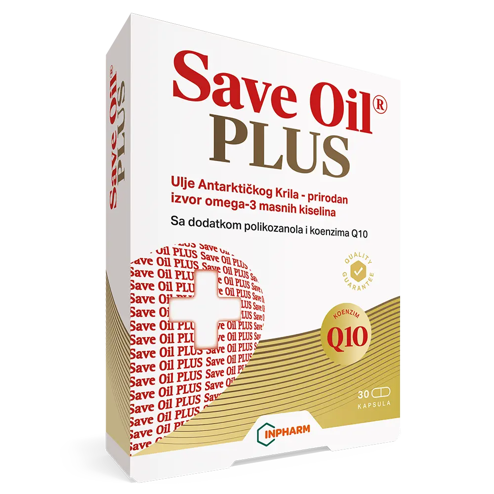 Inpharm Save Oil Plus,Zza normalni lipidni status, 30 kapsula