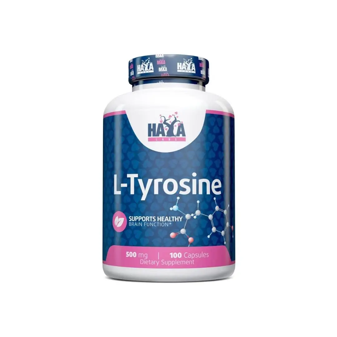 HAYA Kapsule za održavanje fokusa, koncentraciju i raspoloženja L-Tyrosine, 500mg, 100 kapsula